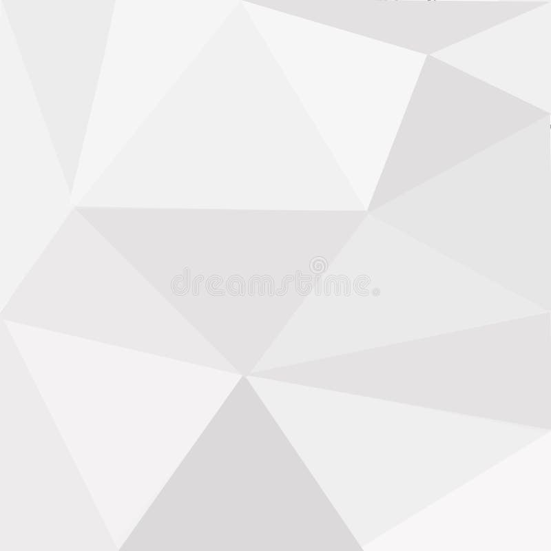 White and Gray Abstract Triangle Background. Stock Illustration ...
