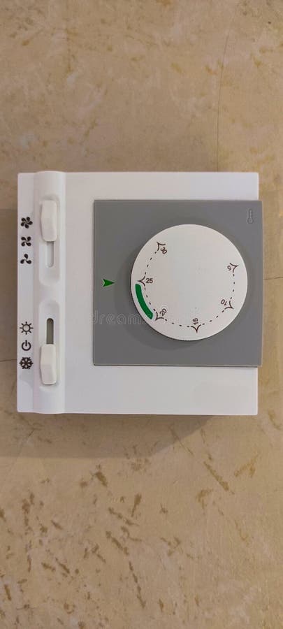 AC Remote in the Room Attached To the Wall Stock Image - Image of ...