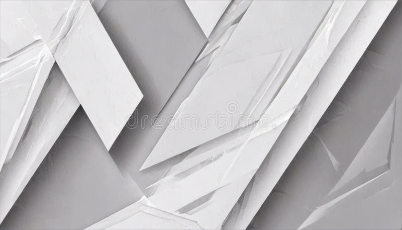 White and Gray Background with Abstract Triangle Shapes and Angles ...