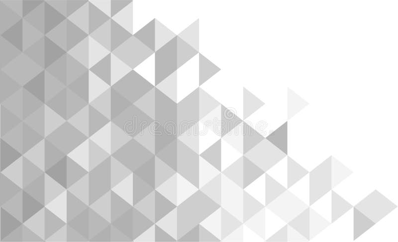 White and Gray Background. Geometric Style. Mesh of Triangles. Mosaic ...