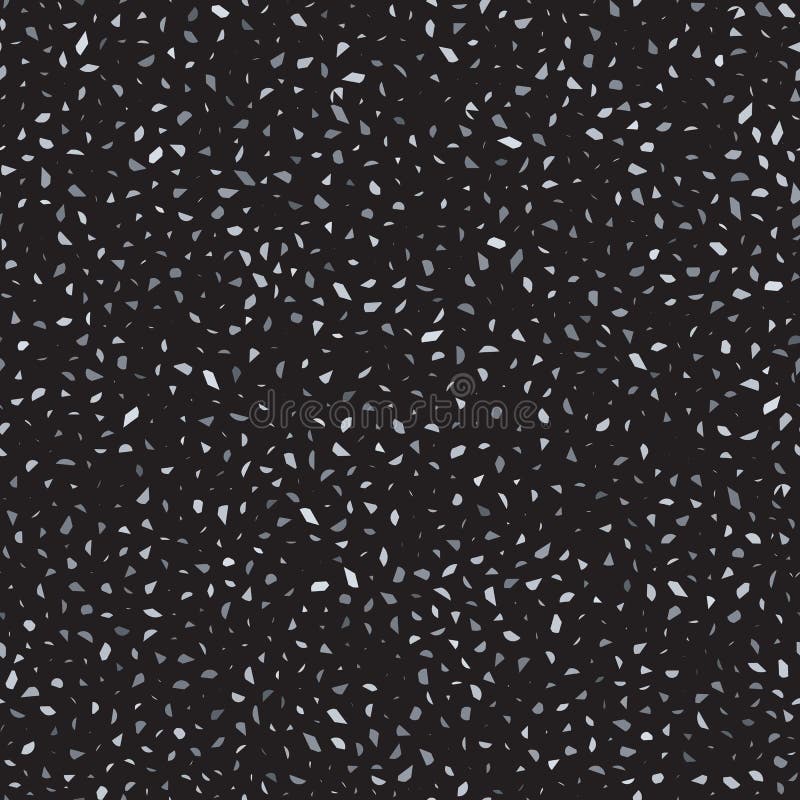 White Gray Granular Texture Isolated on a Black Background. Stock ...