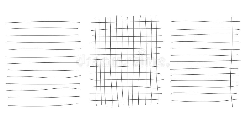 White Gray Lined Paper. Vector, Seamless Texture. Pattern Background ...