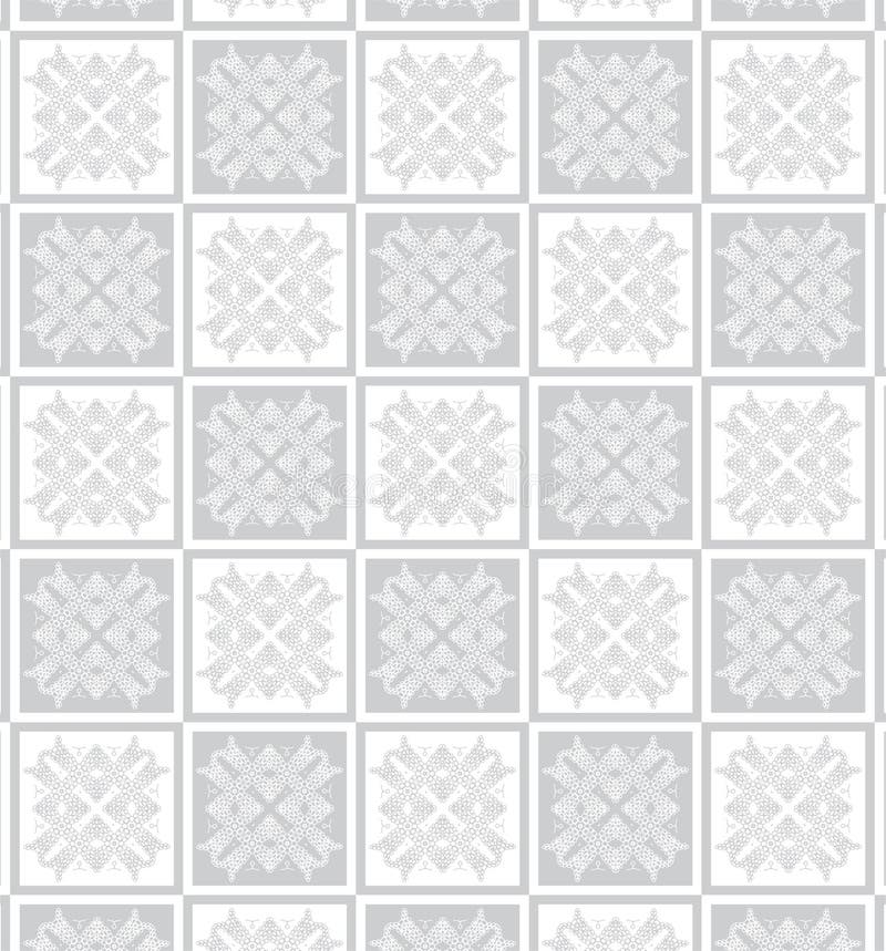 White-gray Seamless Pattern with a Checkerboard Pattern Stock Vector ...