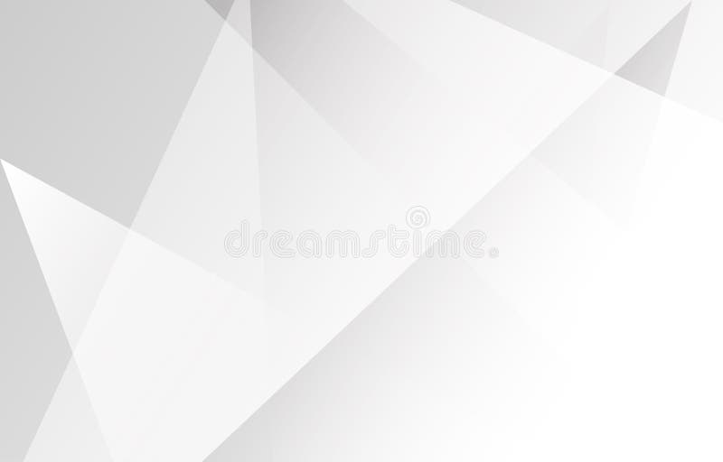 White and Gray Triangle Geometric Technology Modern Futuristic Subtle ...