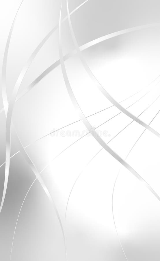 White - Gray Vector Background with Wavy Lines - Illustration Stock ...