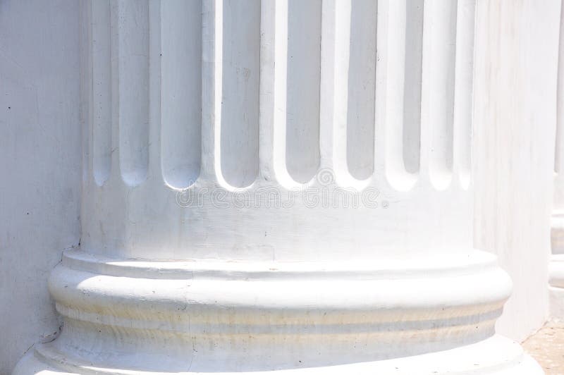 White Columns closeup stock photo. Image of base, pillar - 185986936