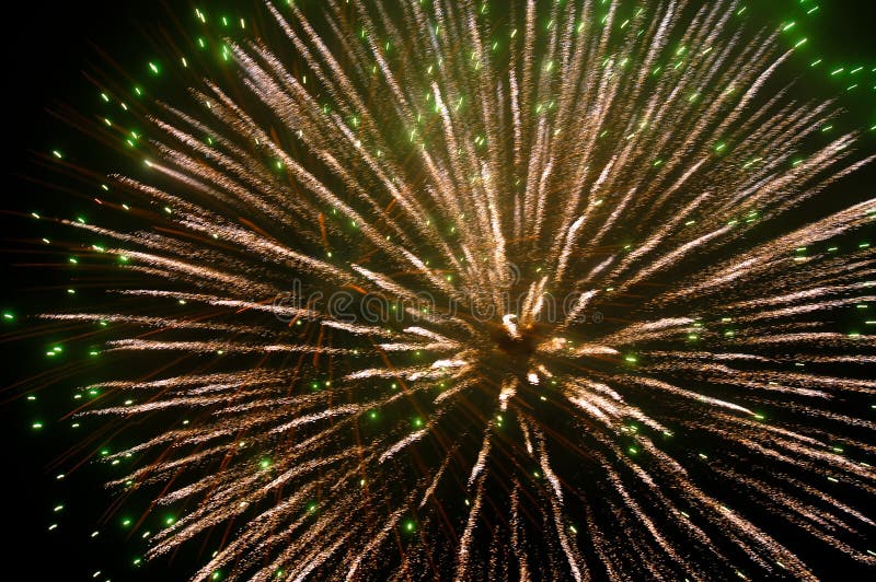 The green fireworks stock image. Image of beautiful, fireworks - 88998311
