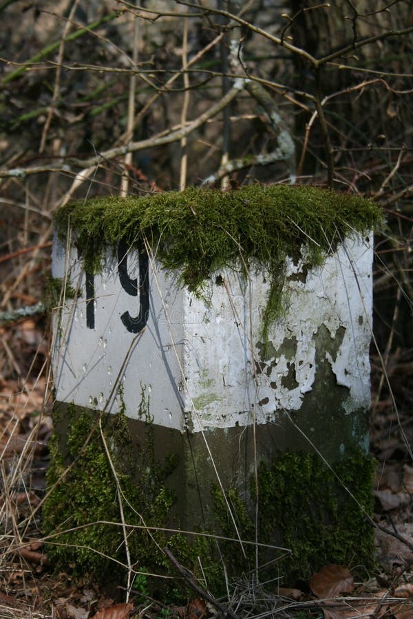 Milestone 19 stock image. Image of macro, nature, texture - 113323655