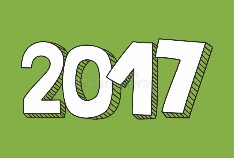 2017 White and Greenery Green Vector Sign Stock Vector - Illustration ...