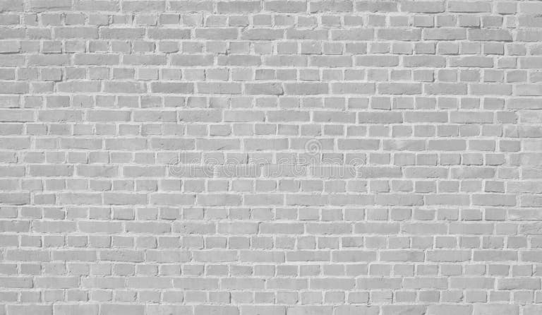 White Grey Brick Wall Texture Design Material Home Interior. Stock ...