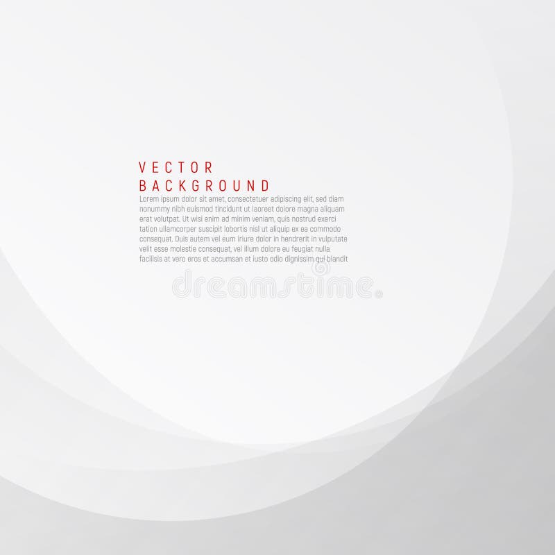 White and Grey Elegant Business Background. Vector Wave Illustration ...