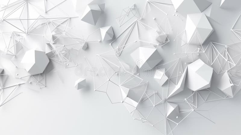 White and Grey Geometric Abstract Background. Design Concept Stock ...