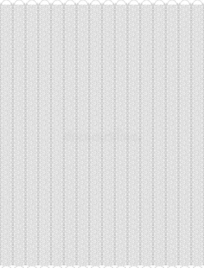 A White and Grey Geometric Pattern Fills the Image, Featuring Series of ...