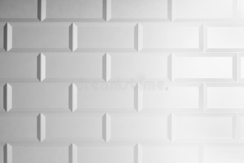 White and Grey Glossy Rectangle Ceramic Tile As Texture with Gradient ...