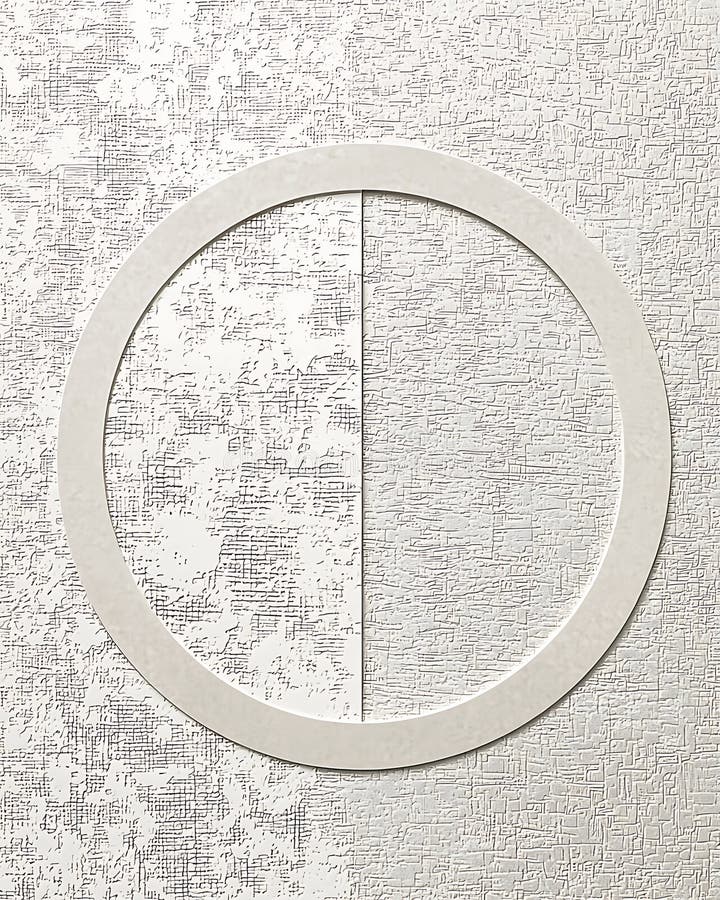 A White and Grey Oval with a Black Line in the Middle Stock Photo ...