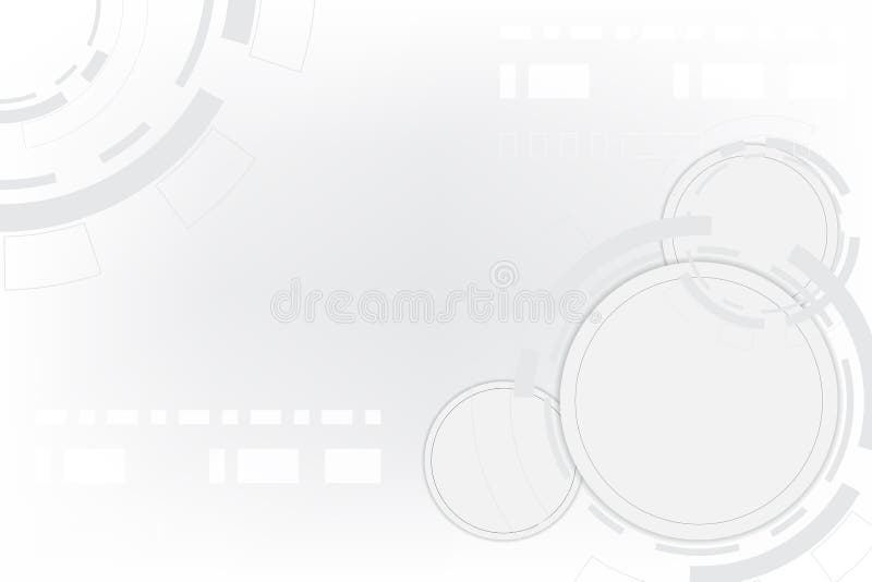 Vector of Redial Circle on White and Grey Background with Particles ...