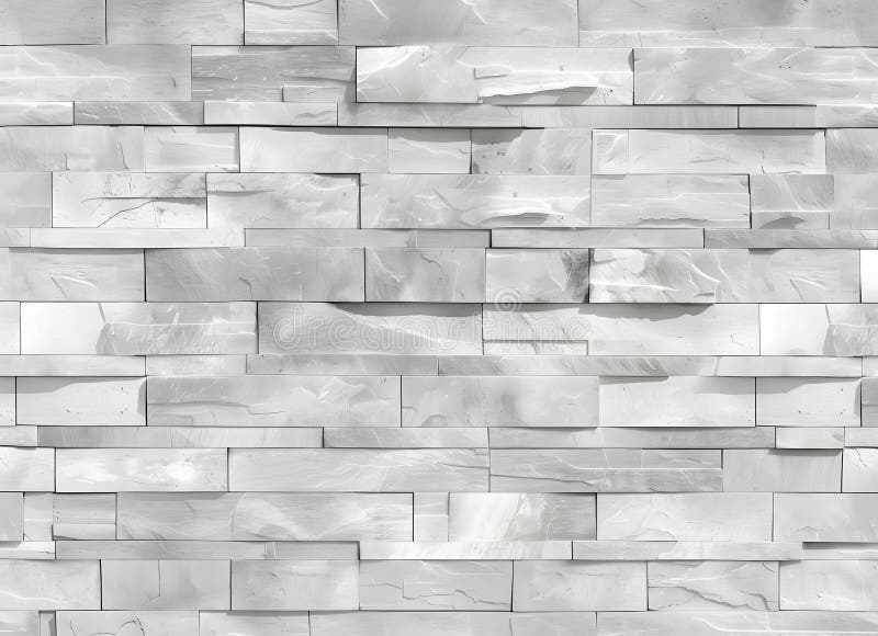 White Grey Stone Wall Paneling Texture Stock Illustration ...