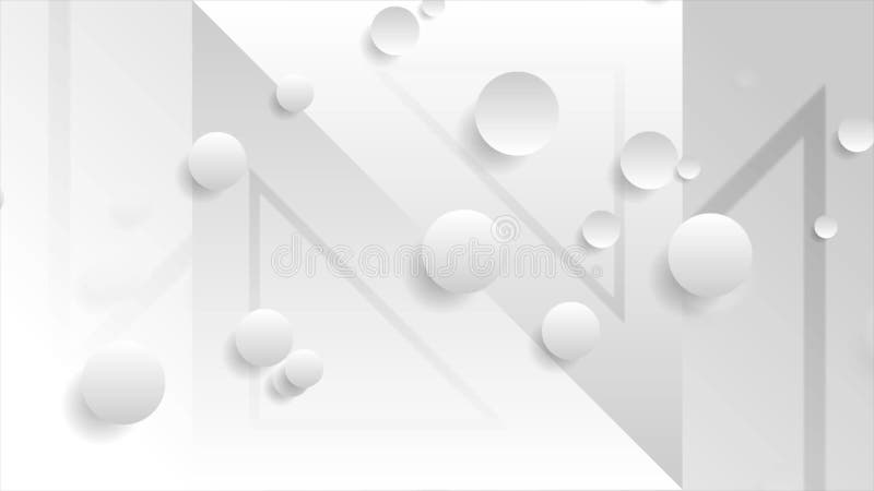 White Grey Tech Minimal Abstract Video Animation Stock Video - Video of ...