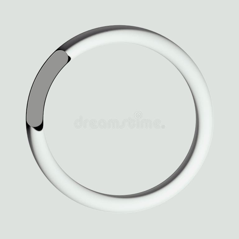 White and Grey Toggle Buttons on Light Background. 3d Rendering. Stock ...