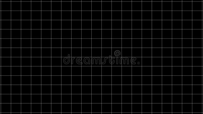 Grid Appearing and Disappearing on Black Background. Motion Stock Video ...