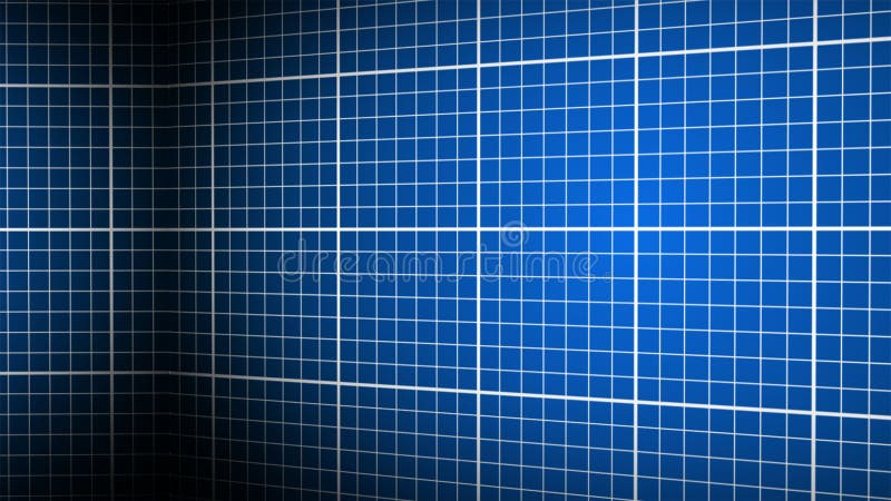 White Grid on Blue Background Stock Illustration - Illustration of ...