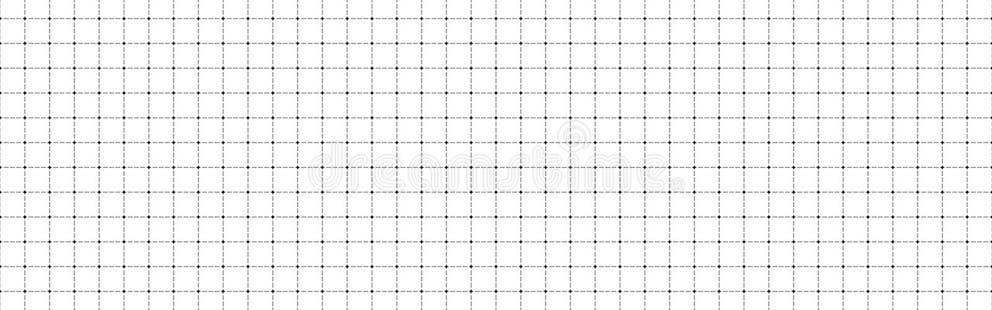 White Grid with Dotted Lines and Center Points. Technical Drawing ...