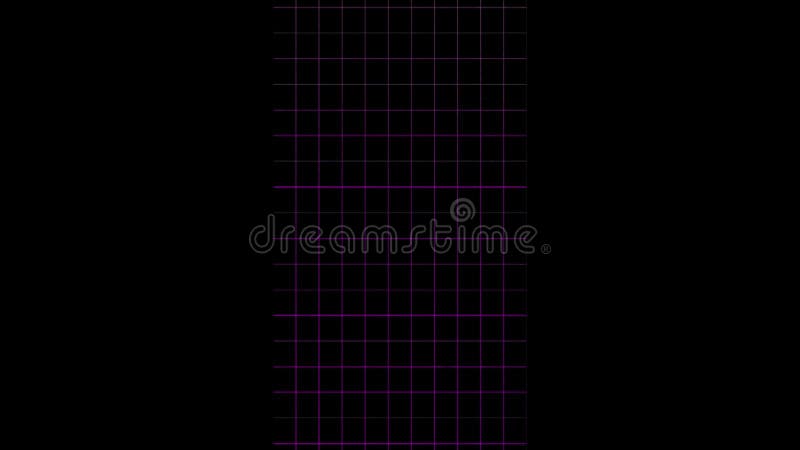 Moving White Grid Lines on Black Background. Animation Background for ...