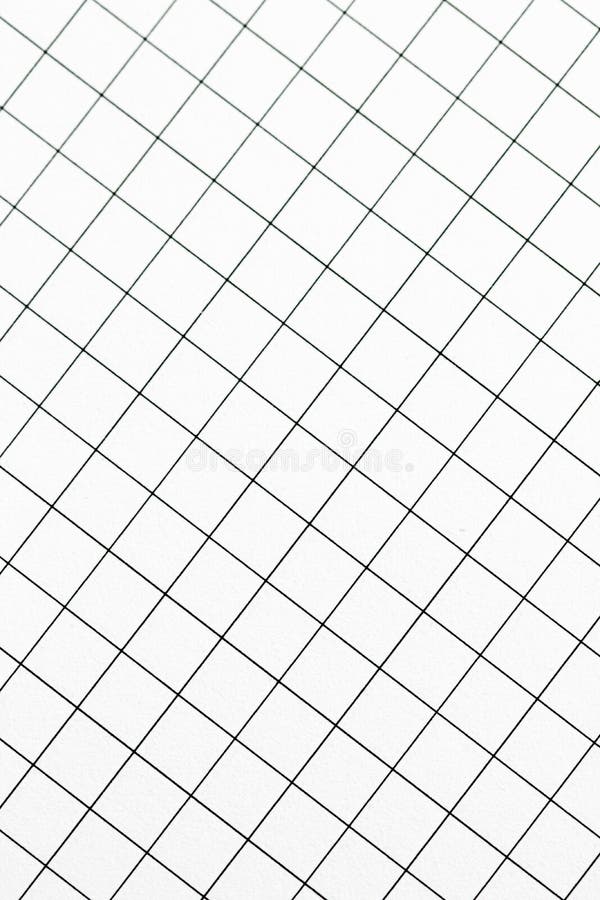 White Grid Paper Texture, Back To School Background Stock Illustration ...