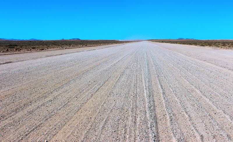 Ground Road through the Desert Stock Image - Image of purple, green ...