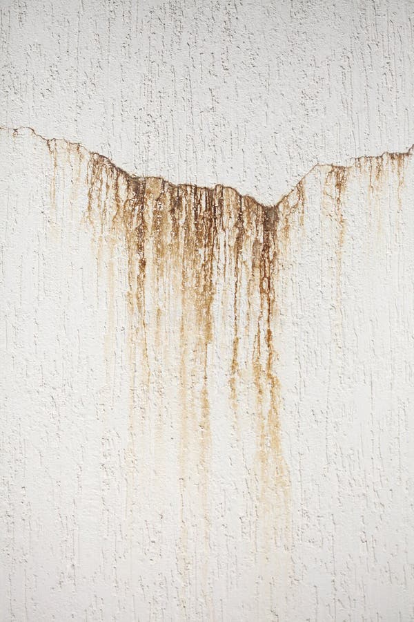 White Grunge Dirty Texture Wall with Rust Drips. Abstract Background ...