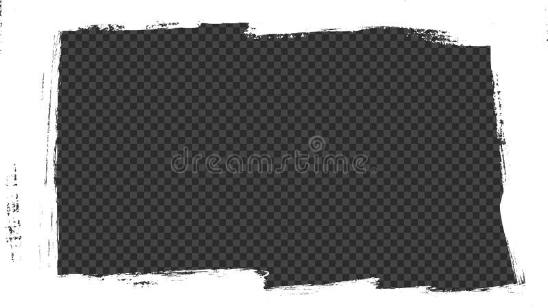 White Grunge Frame for Stories and Social Network Media 16 9. Template ...