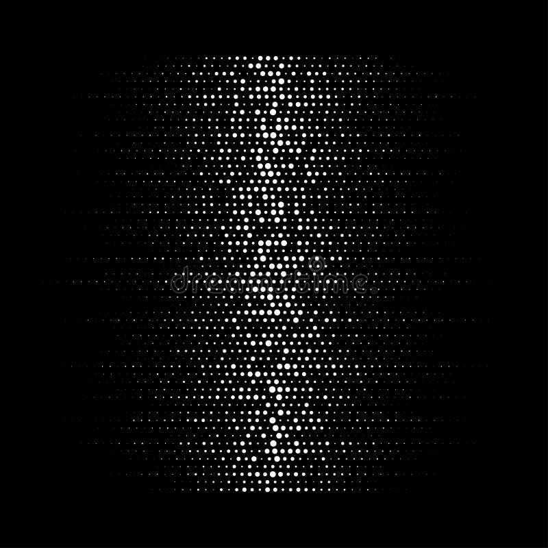 White Grunge Halftone Dots Gradient Texture Background. Black and White ...