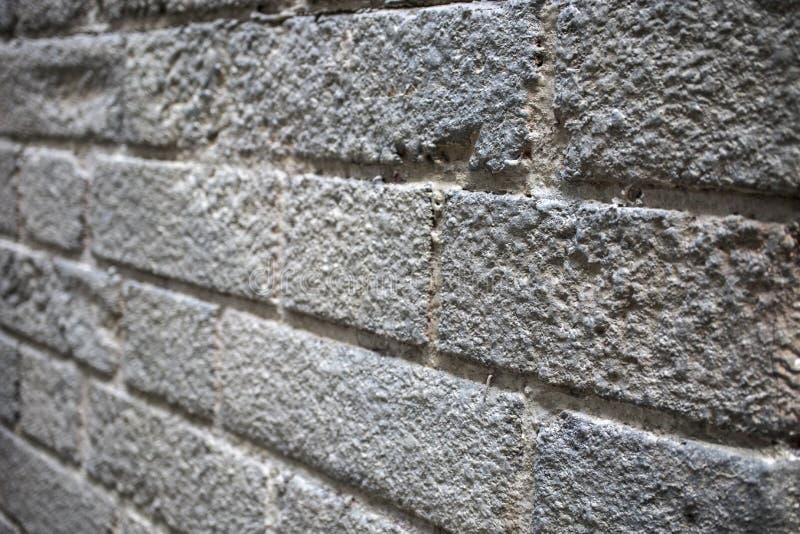 White Gypsum Brick Wall. Ðœacro. Abstract Stock Image - Image of home ...