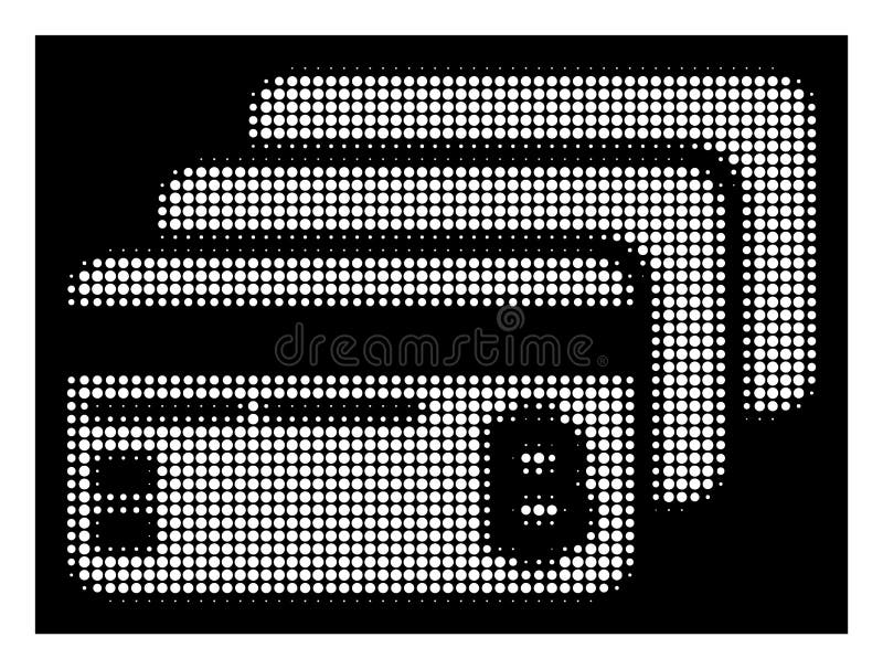 White Halftone Bitcoin Banking Cards Icon Stock Vector - Illustration ... White Halftone Bitcoin Banking Cards Icon Stock Vector - Illustration ...