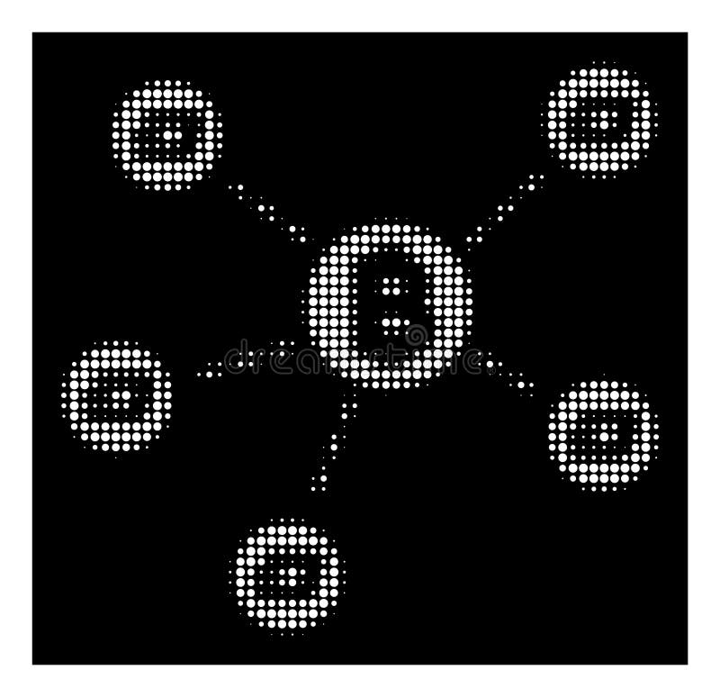 Halftone Bitcoin Dash Network Stock Illustrations – 4 Halftone Bitcoin ...