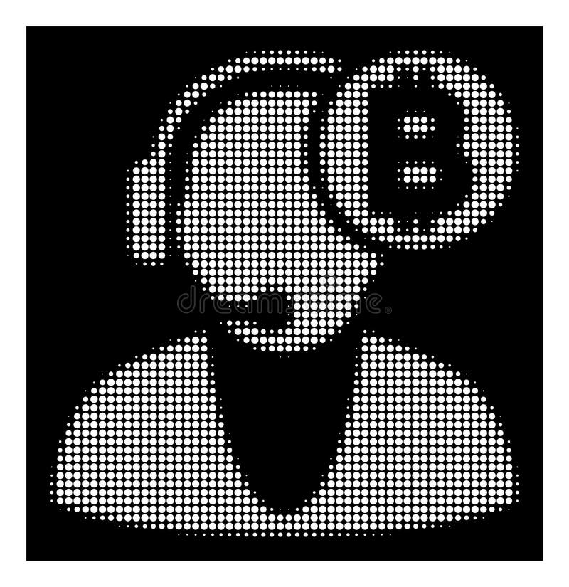 White Halftone Bitcoin Operator Icon Stock Vector - Illustration of ... White Halftone Bitcoin Operator Icon Stock Vector - Illustration of ...