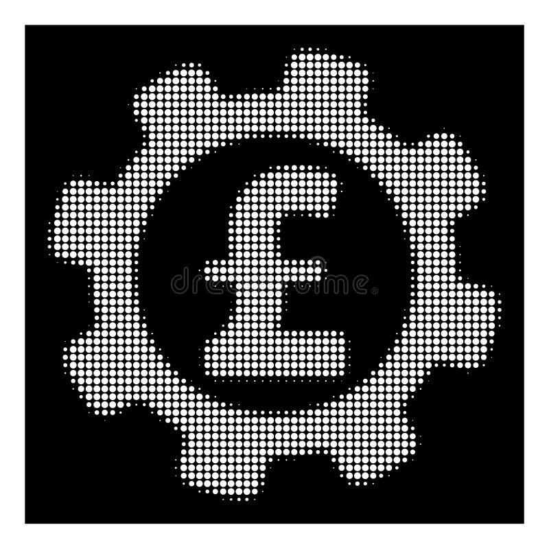 White Halftone Development Pound Price Icon Stock Vector - Illustration ... White Halftone Development Pound Price Icon Stock Vector - Illustration ...