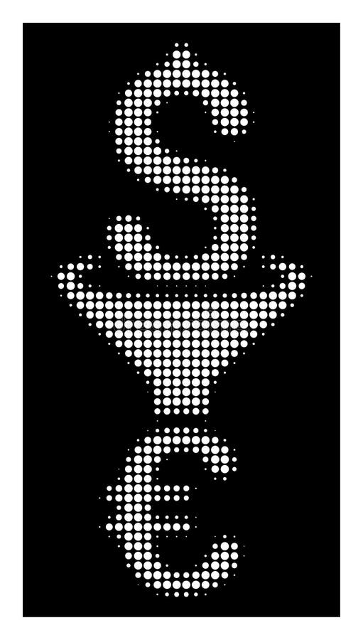 White Halftone Dollar Euro Conversion Filter Icon Stock Vector ... White Halftone Dollar Euro Conversion Filter Icon Stock Vector ...