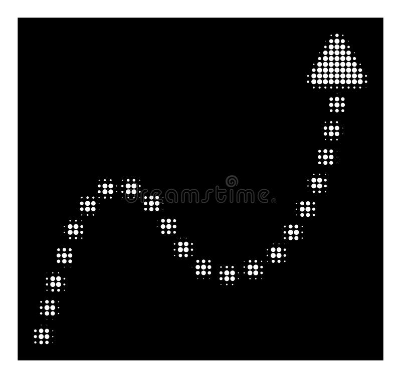 White Halftone Dotted Curve Direction Icon Stock Vector - Illustration ... White Halftone Dotted Curve Direction Icon Stock Vector - Illustration ...