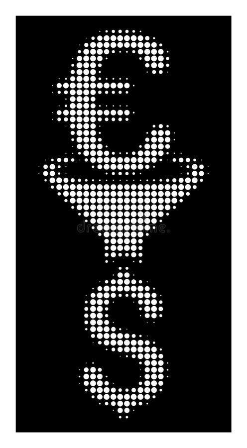 White Halftone Euro Dollar Conversion Filter Icon Stock Vector ... White Halftone Euro Dollar Conversion Filter Icon Stock Vector ...