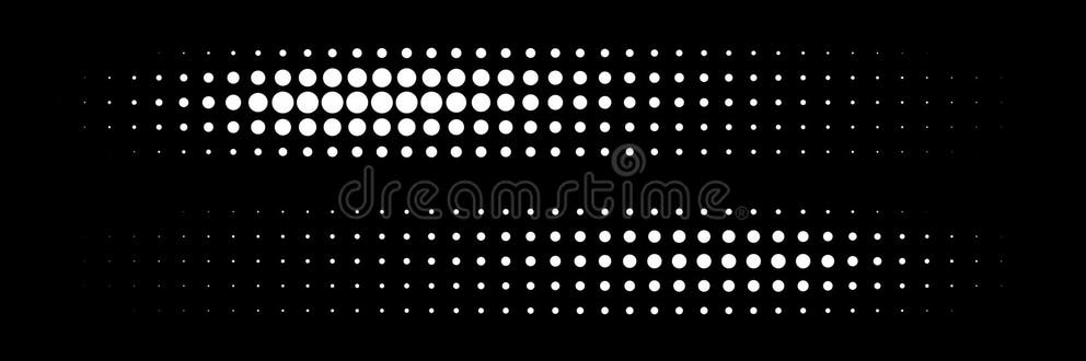 White Halftone Vector Dots Curved Gradient Pattern Background. Curve ...