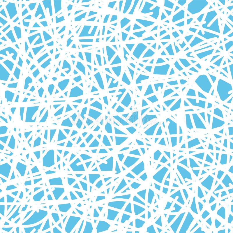 White Hand Painted Simple Line Pattern Variation Stock Illustration ...