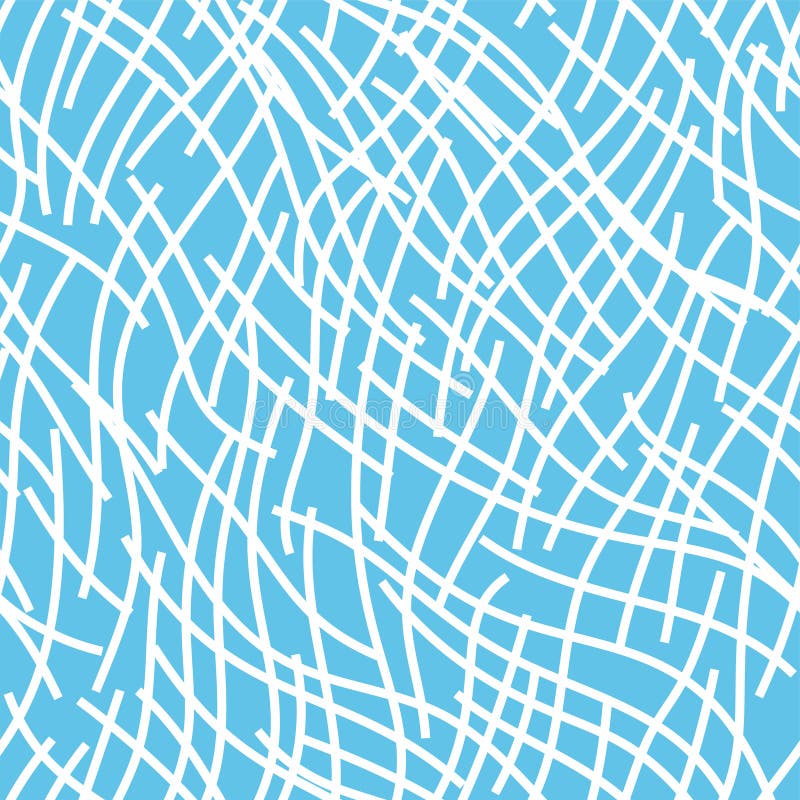 White Hand Painted Simple Line Pattern Variation Stock Illustration ...