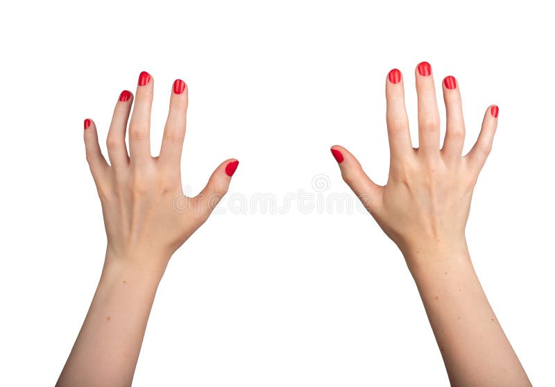 A White Hand in a VR Virtual Reality Perspective, Reaching Forward with ...