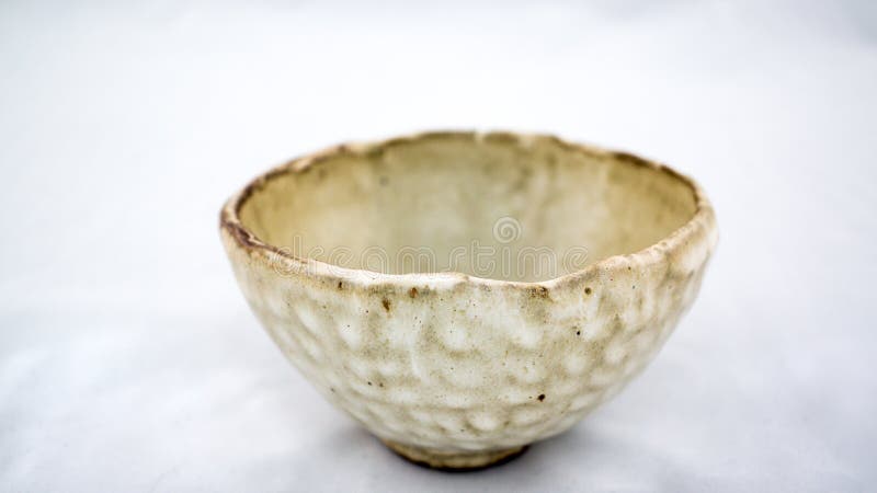 White handmade chawan stock photo. Image of japanese - 108954382