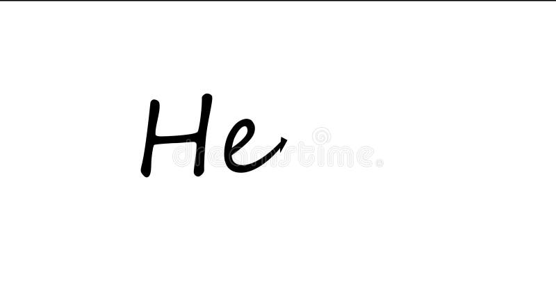 White Handwritten Hello Text Stock Video - Video of welcome, video ...