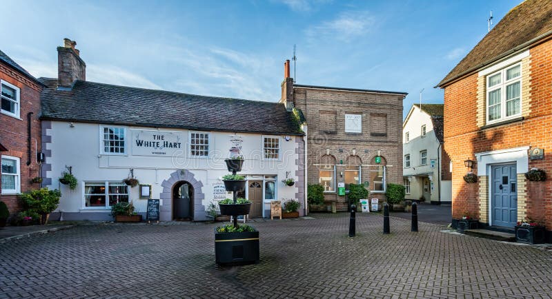 The Square in Wimborne Minster in Dorset Editorial Stock Image - Image ...
