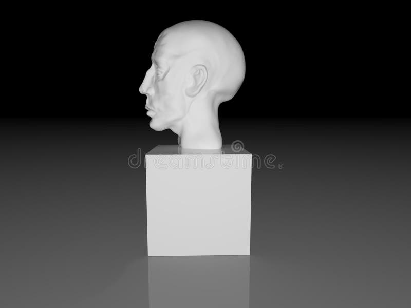 White head stock illustration. Illustration of artificial - 32931615