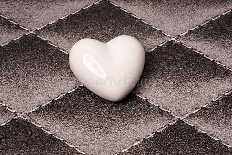 White Heart As a Symbol of Love Stock Image - Image of love ...