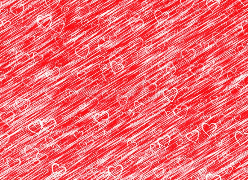 Red Hearts Background of Valentine S Day. Love Texture Stock ...